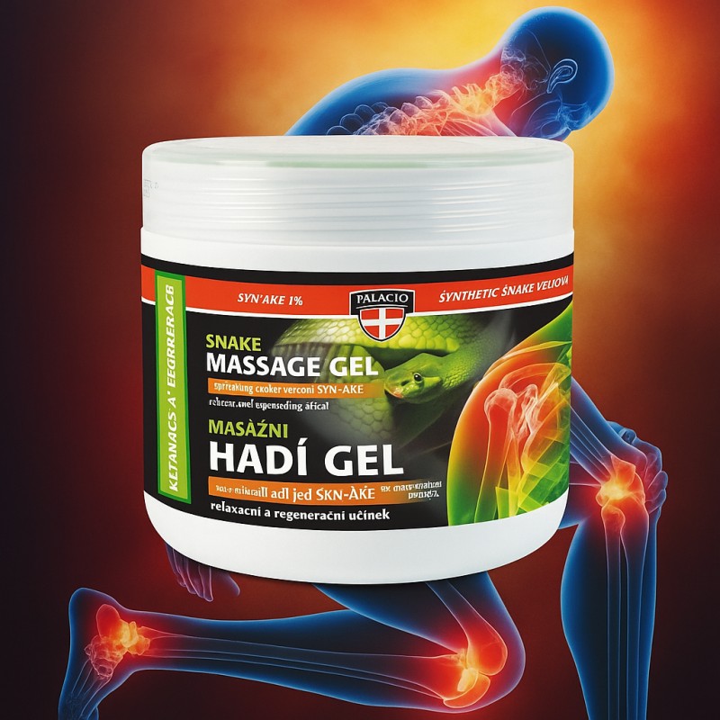Hadi Gel Forte - Gel Masaj "Venin de Vipera " - 600 ML