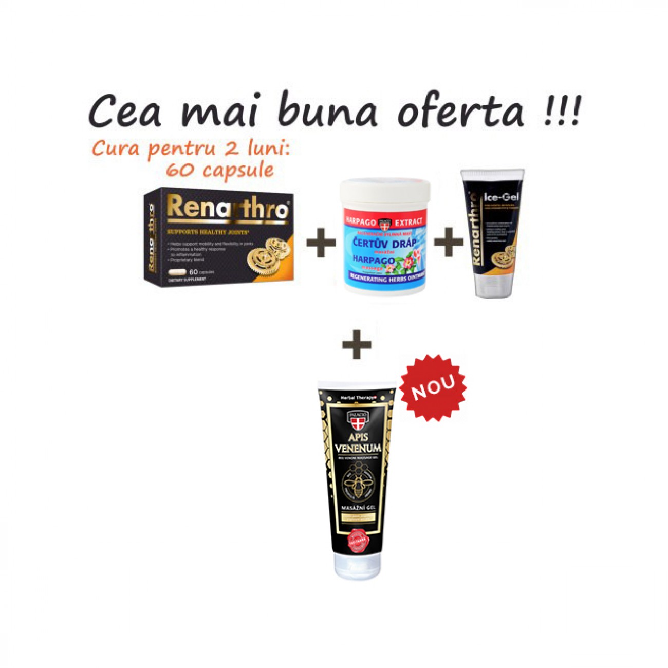 Promotie: Renarthro, Apis Venenum, Harpago - Natura Studio